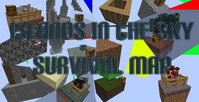 Islands In The Sky Survival Map Minecraft Map