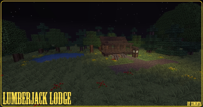 Simple Lumberjack Lodge Minecraft Map
