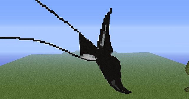 Giant Orca Pixel Minecraft Map