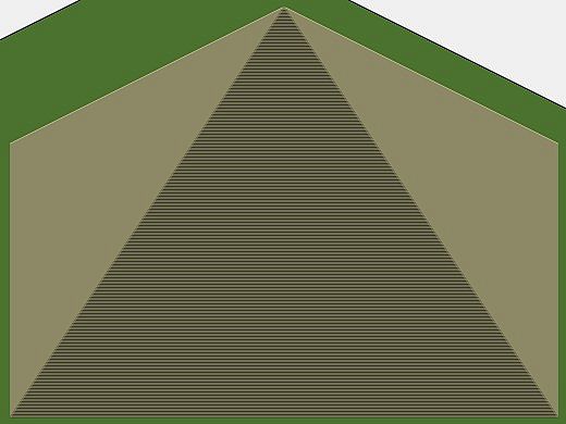 A massive diagonal pyramid Minecraft Map