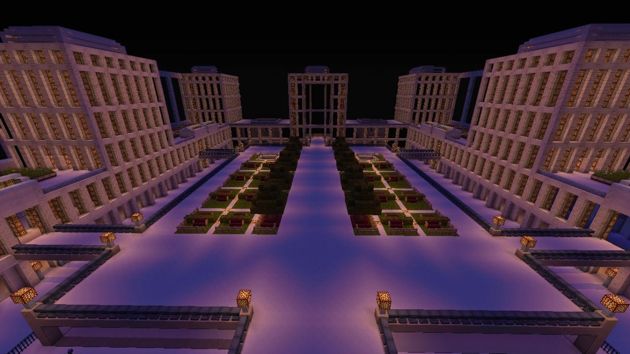 New Main Building Beihang University Minecraft Map