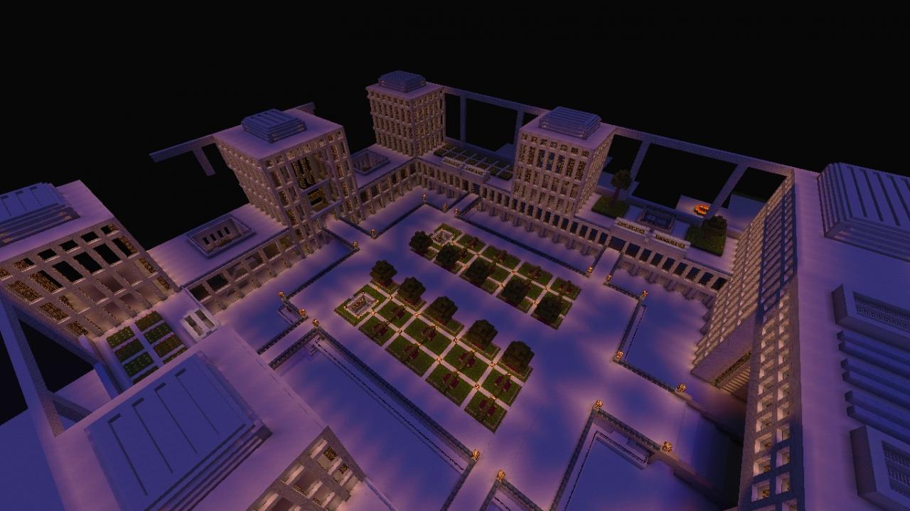 New Main Building Beihang University Minecraft Map