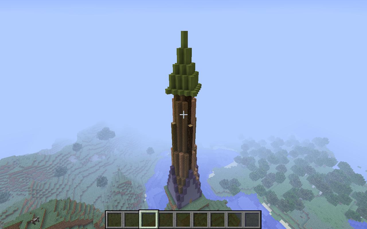 Wizard Tower + giant three Minecraft Map