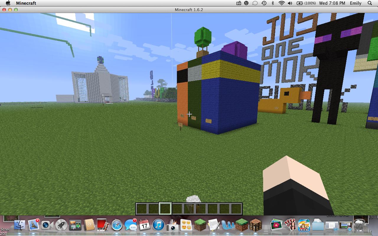 pixel art Minecraft Map