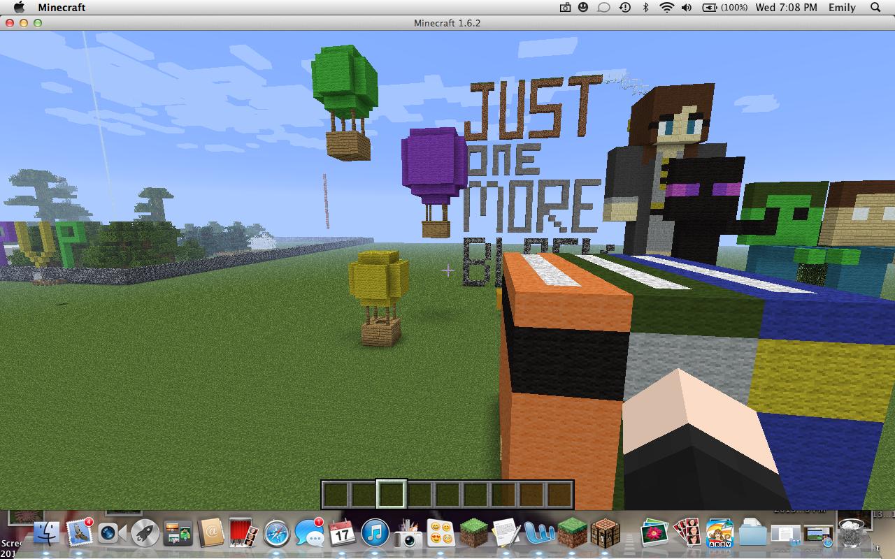 pixel art Minecraft Map