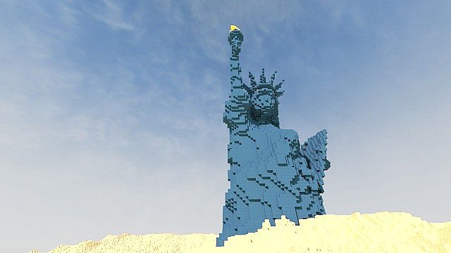 Statue of Liberty Minecraft Map