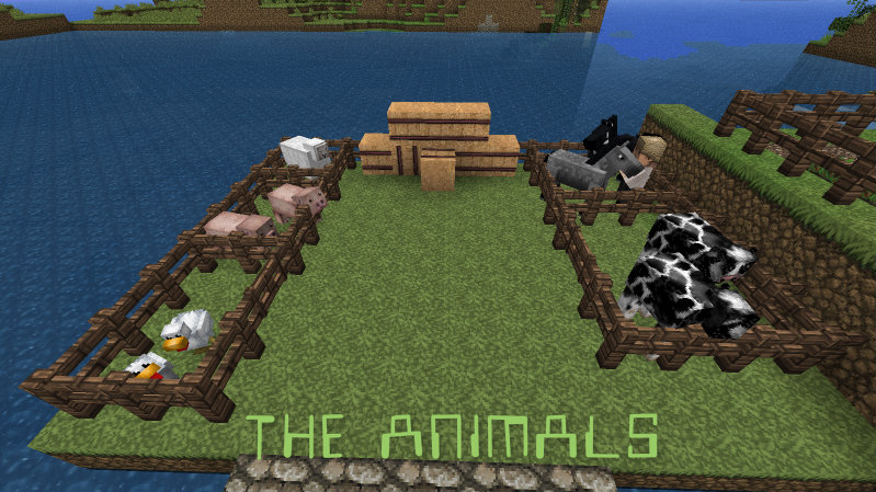 Hillside Wheat Farm Minecraft Map