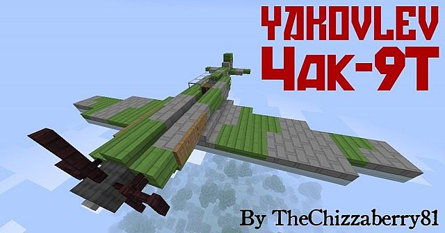 Yakovlev Yak-9T - WWII Fighter Plane Minecraft Project