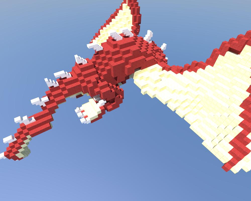 Large wyvern [5th organic][schematic] Minecraft Map