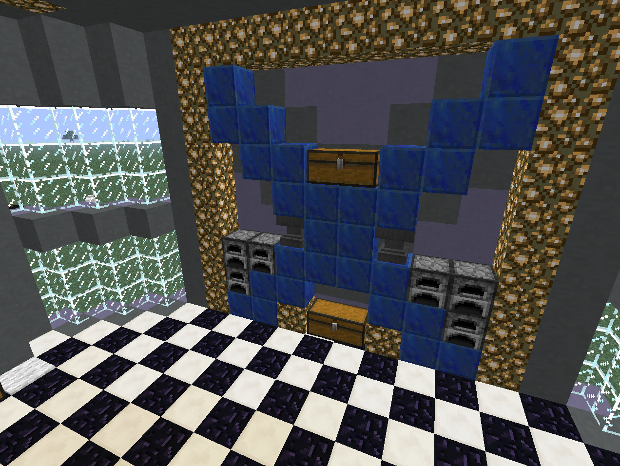 Futuristic House/with Farm Minecraft Map