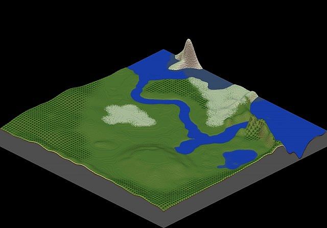 Deathly Mersal Adventure Map - Terraformed map Minecraft Map