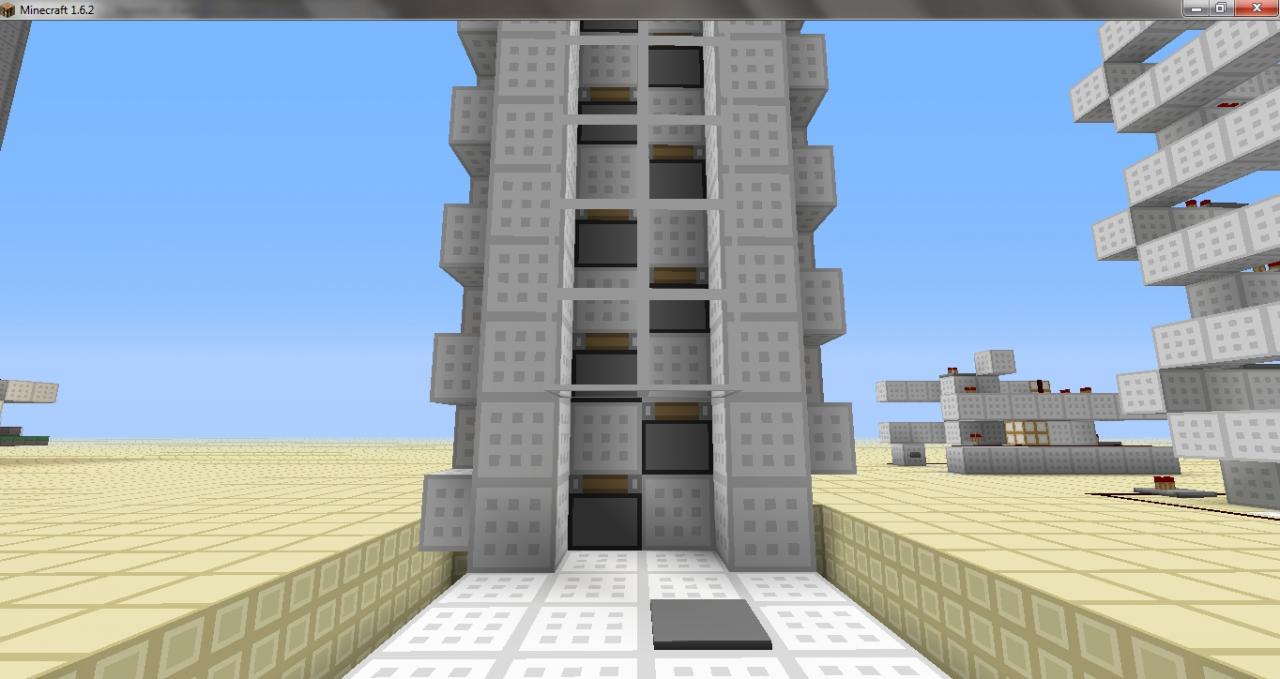 Fast Elevator: 100 blocks in 10 seconds Minecraft Map