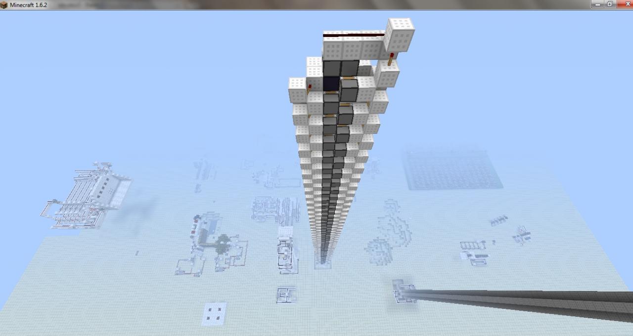 Fast Elevator: 100 blocks in 10 seconds Minecraft Map