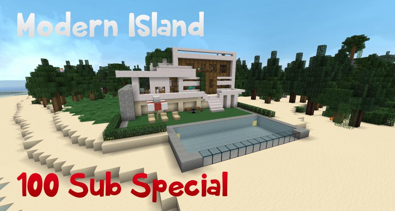 Modern Island [100 Subscriber Special] Minecraft Map