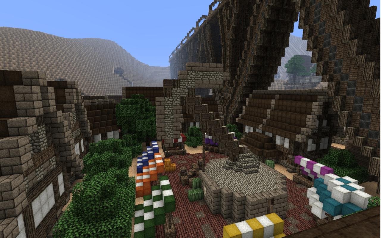 Gold Rush Village Minecraft Map