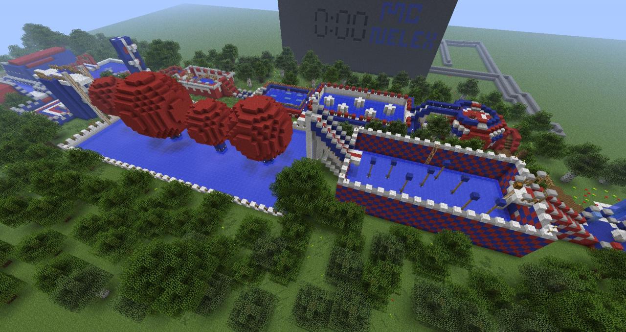 minecraft WIPEOUT Minecraft Map