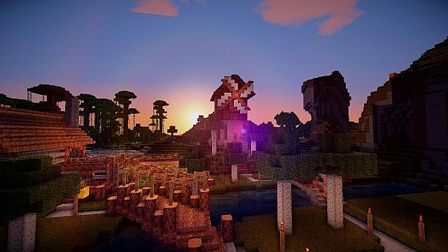 Nerf's Midevil Village Minecraft Map