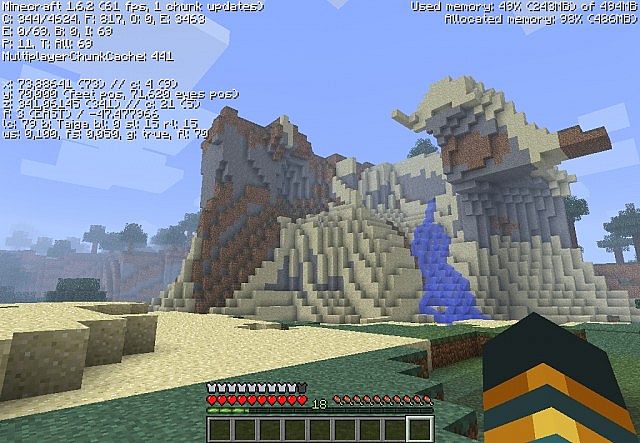 Old school Minecraft map 1.8 update - 2011 Minecraft Map