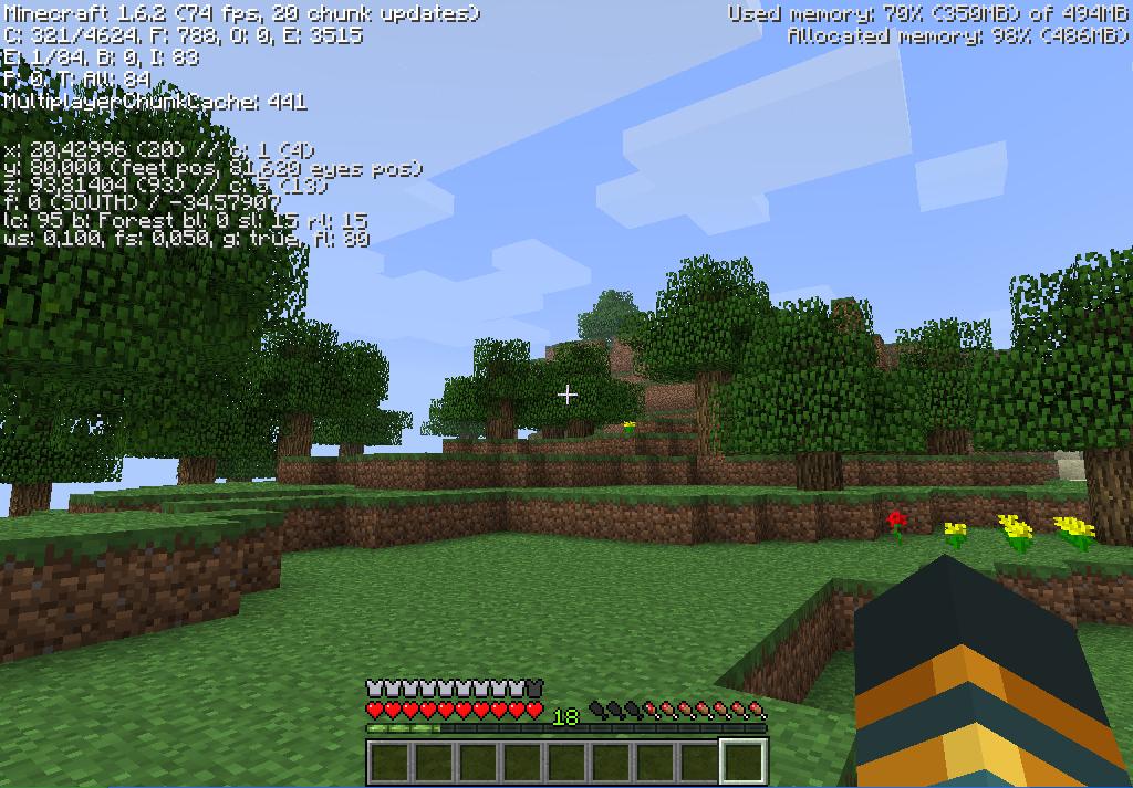 Old school Minecraft map 1.8 update - 2011 Minecraft Map