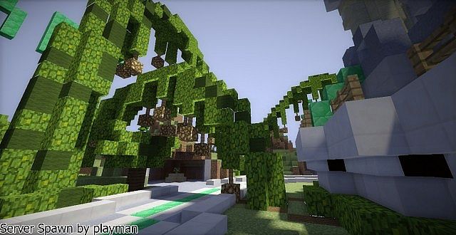 SlapCraft Server Spawn Minecraft Map