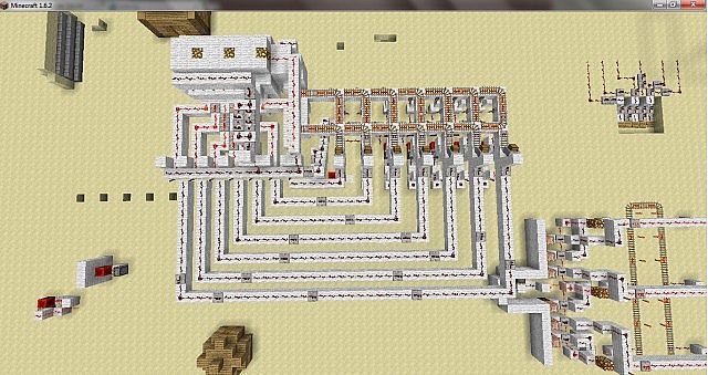Advanced Redstone Storage System Minecraft Map