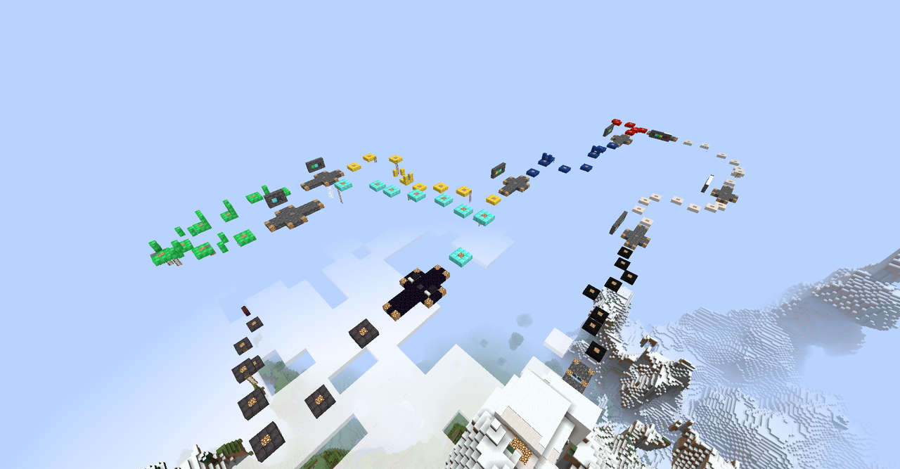 Extrem Sky Parcours Minecraft Map