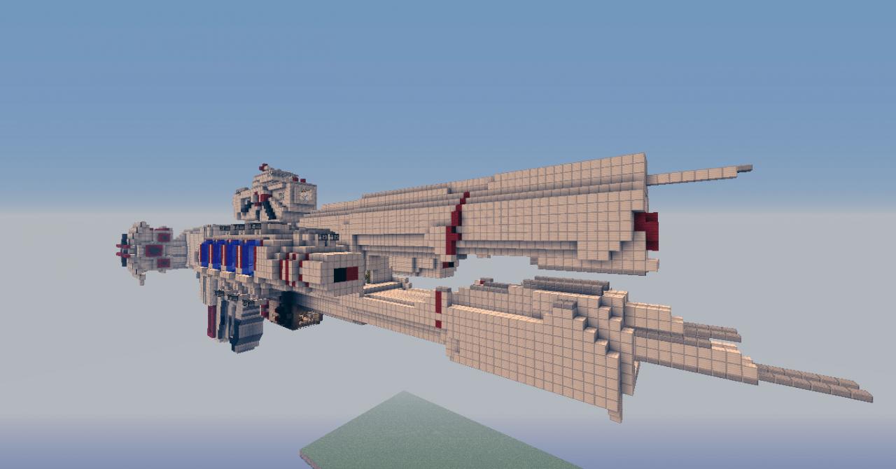 UNSC Savannah Frigate Minecraft Map