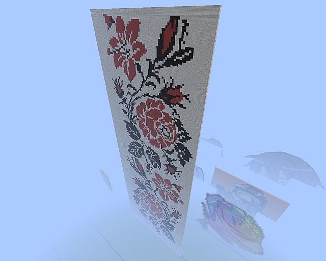 Red flowers Minecraft Map