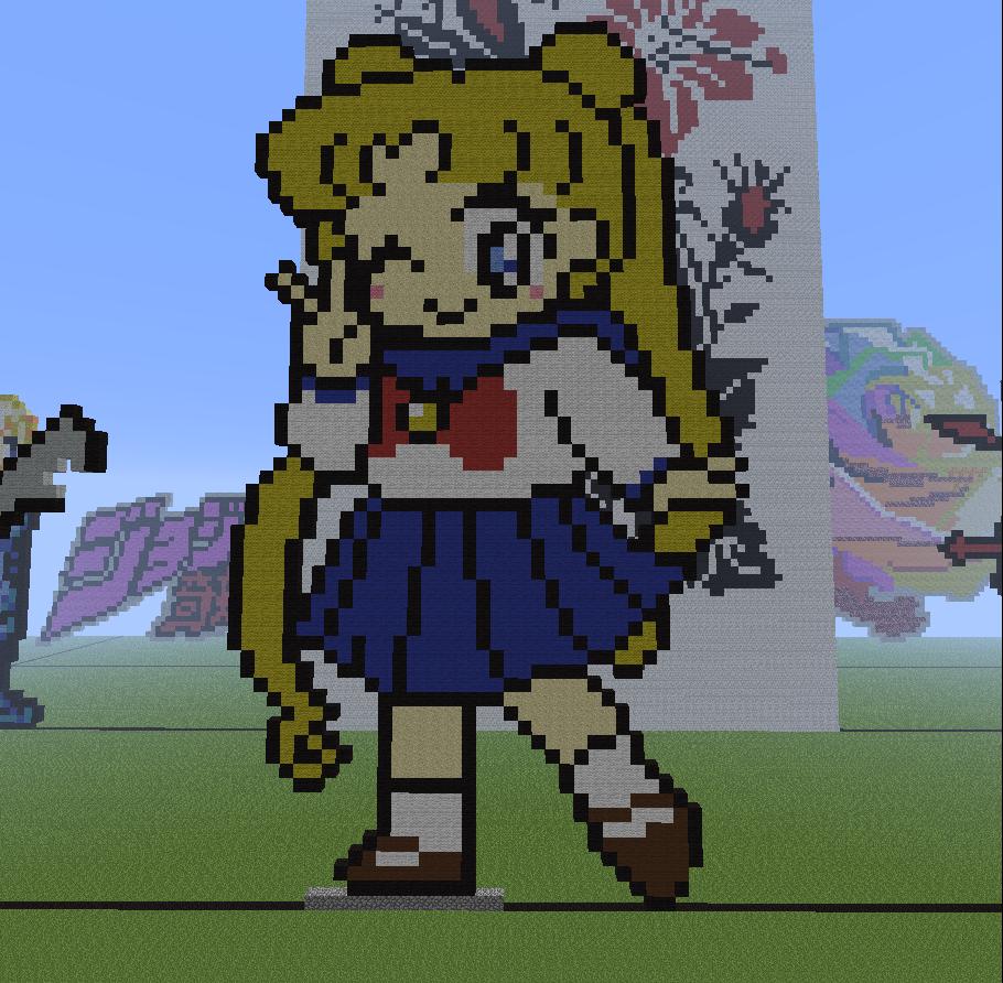 Usagi Tsukino (Chibi Style) Minecraft Map