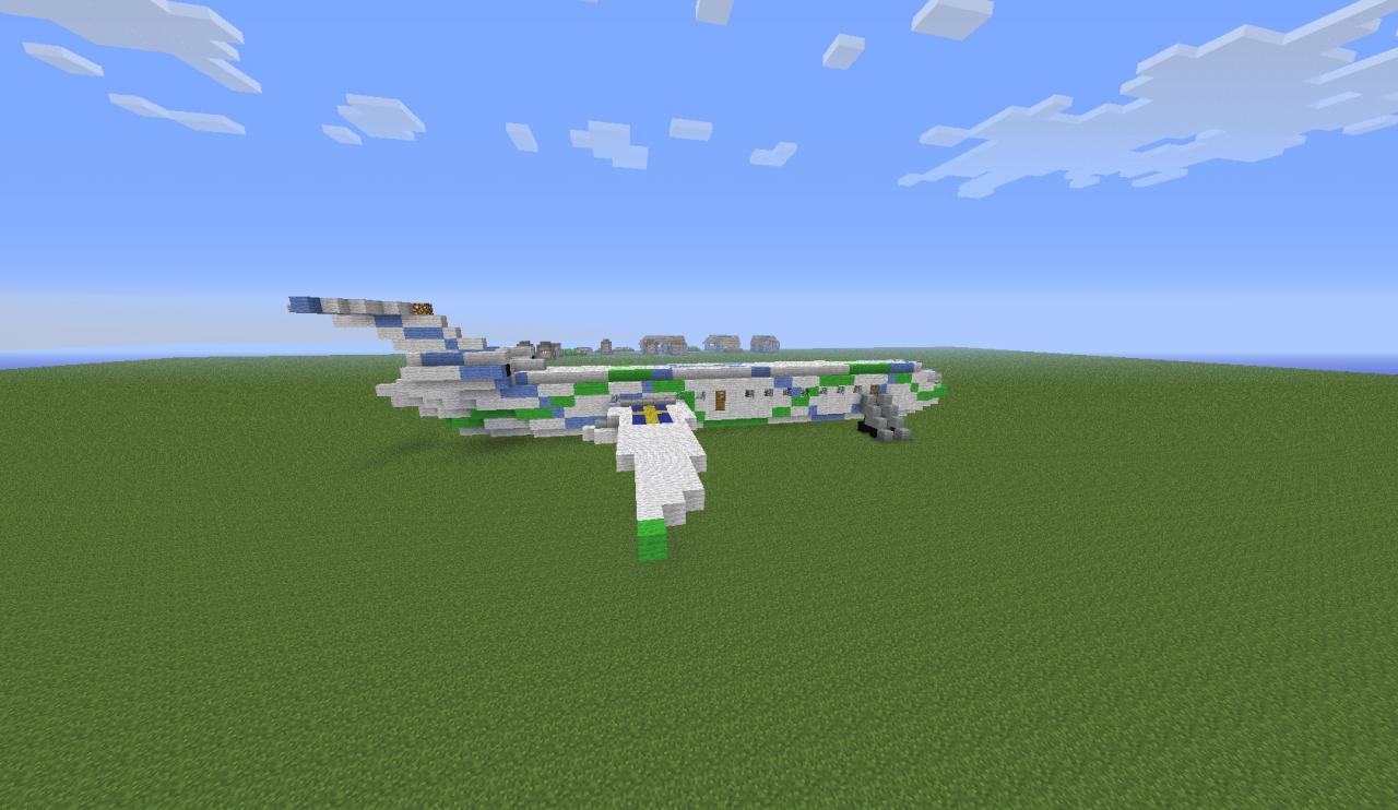 Custom plane Minecraft Map