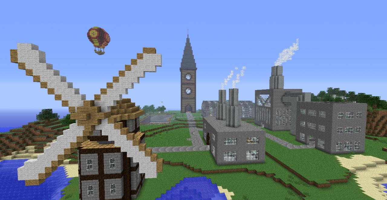 Steampunk City Minecraft Map