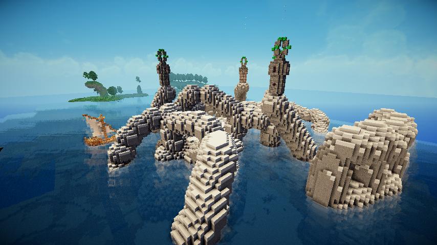 Hidden Caribbean islands Minecraft Map