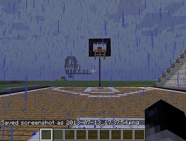 Basketball Court (With Stands) Minecraft Map