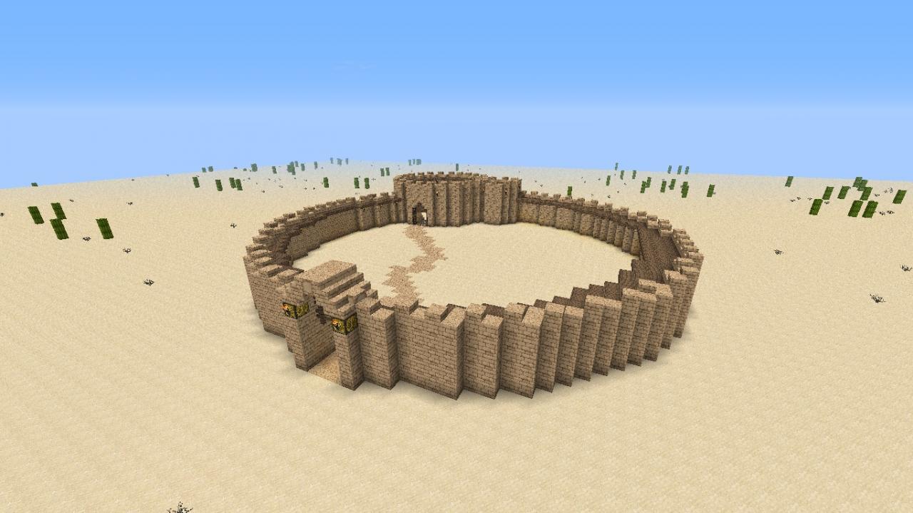 Dark Age Desert Outpost Minecraft Map