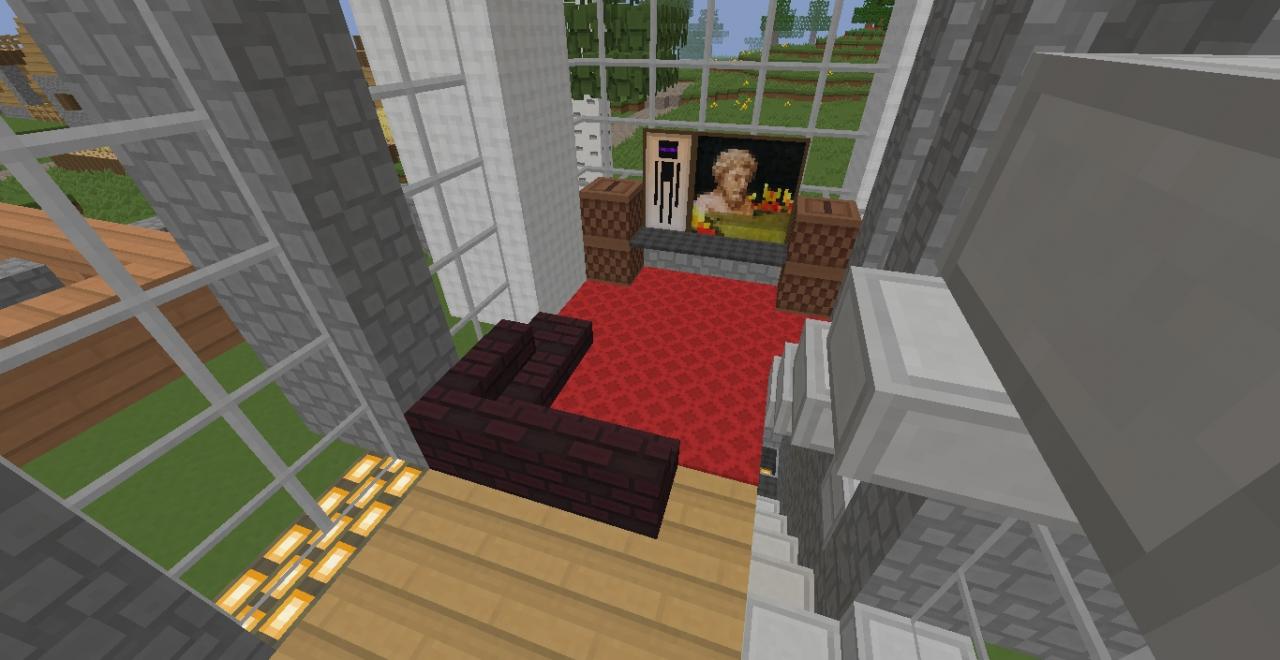 Modern Nature Home Minecraft Map