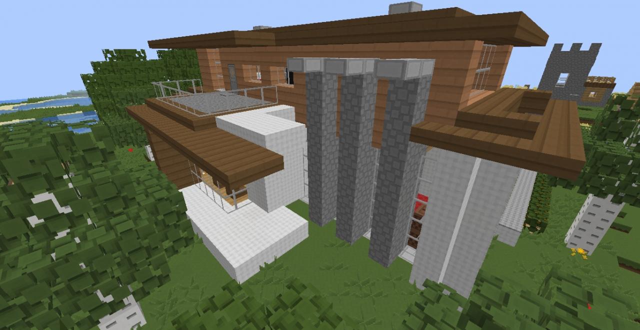 Modern Nature Home Minecraft Map