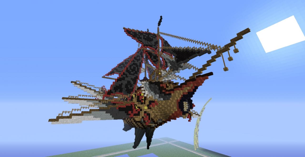 '7th Saint' Steampunk Airship Minecraft Map