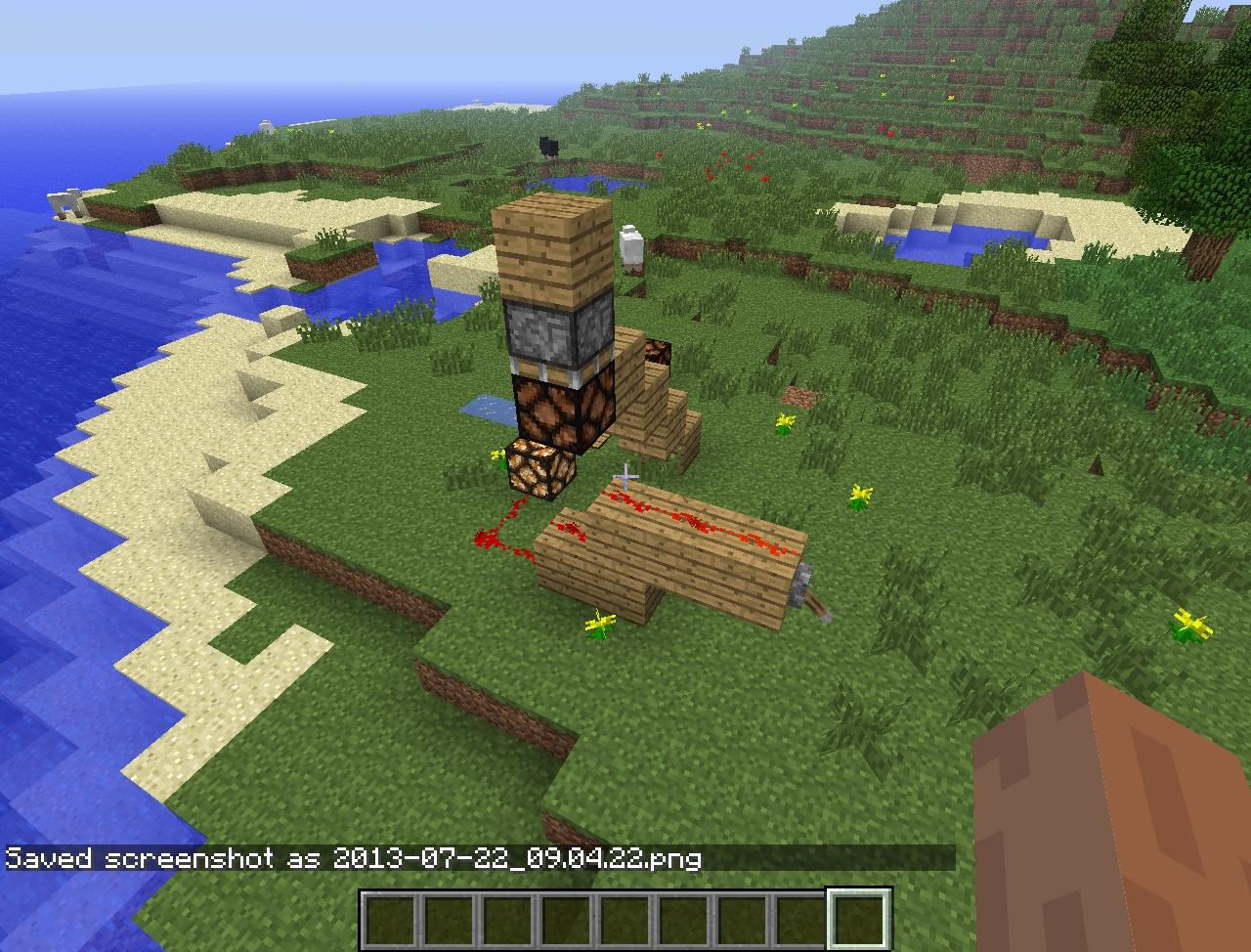 Backwards Redstone Minecraft Map