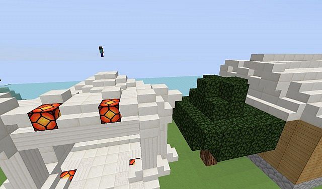 City floating on the ocean(First Project) Minecraft Map