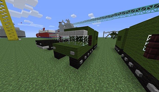 Military vehicles Minecraft Map