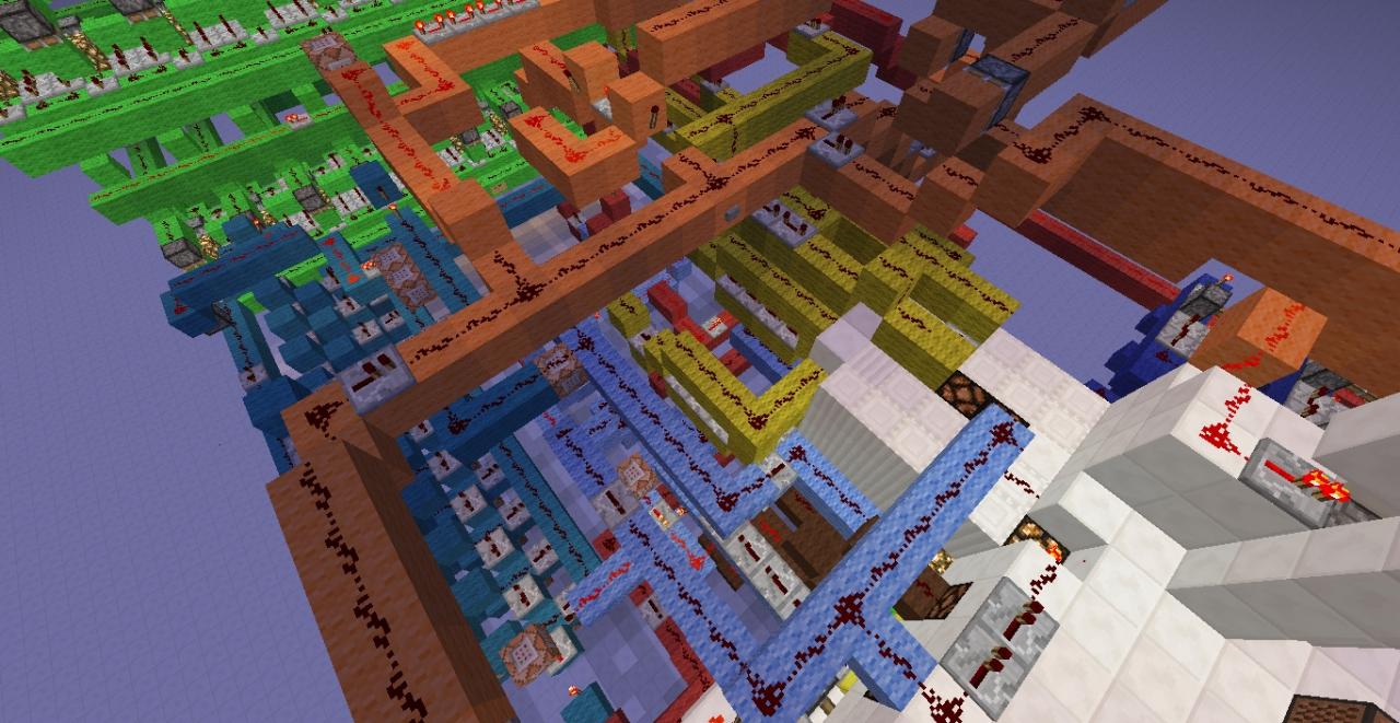 Minecraft Redstone Minigame: Tower Defense Minecraft Map