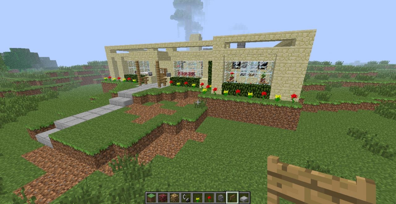 Modern Survival House Minecraft Map