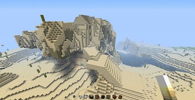 Desert Mountain Tower Minecraft Map