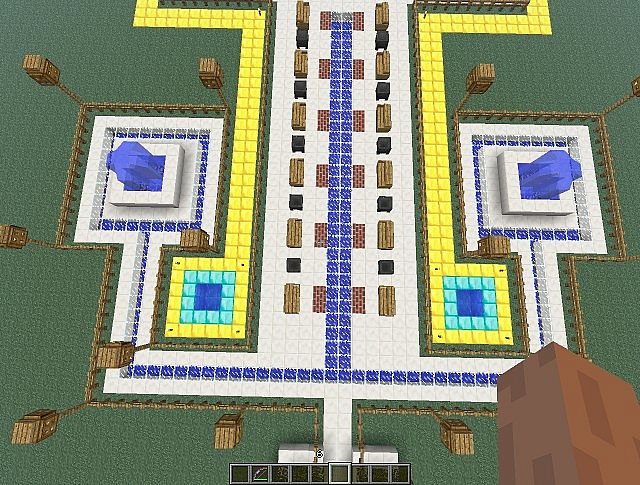 Small promenade park Minecraft Map