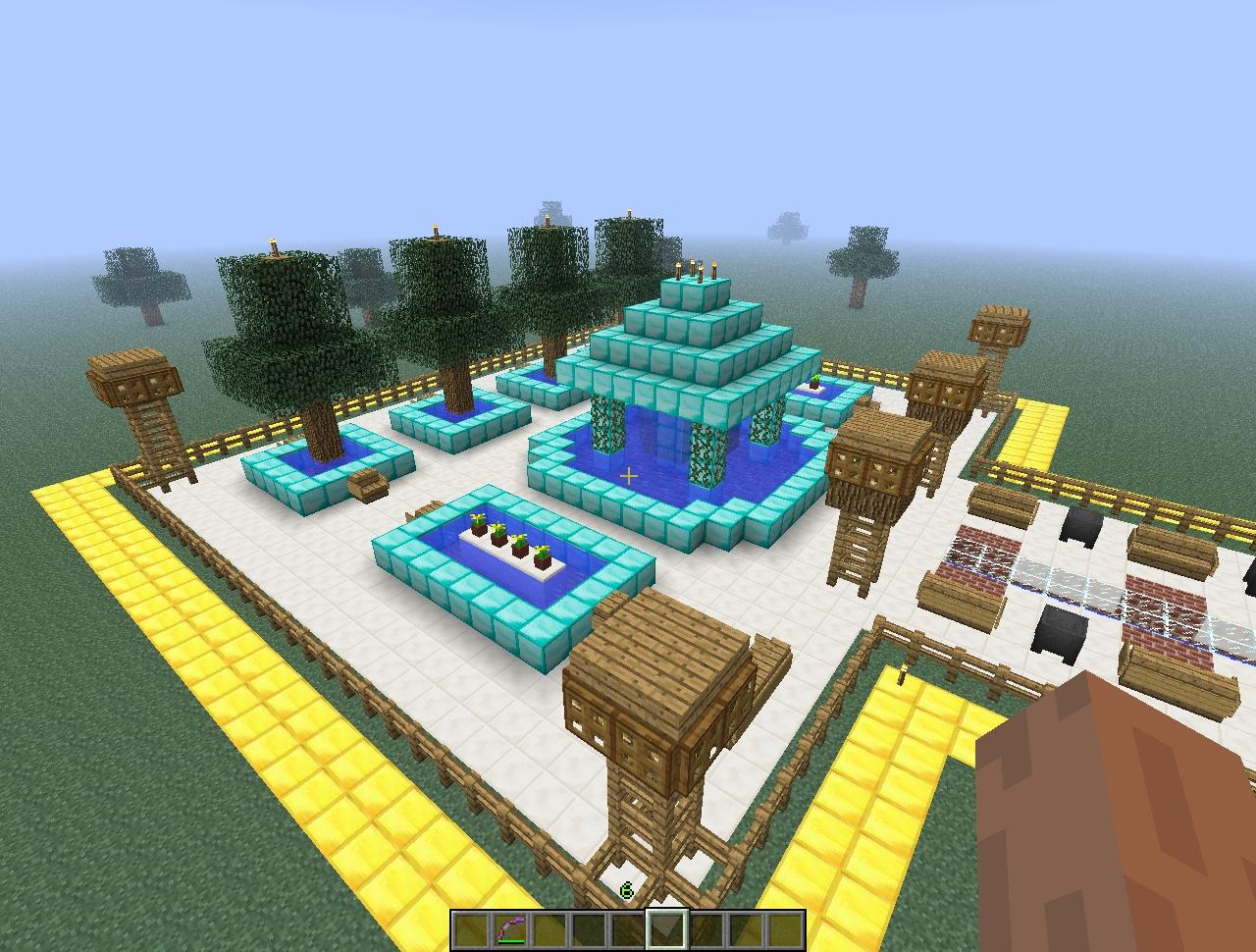 Small promenade park Minecraft Map