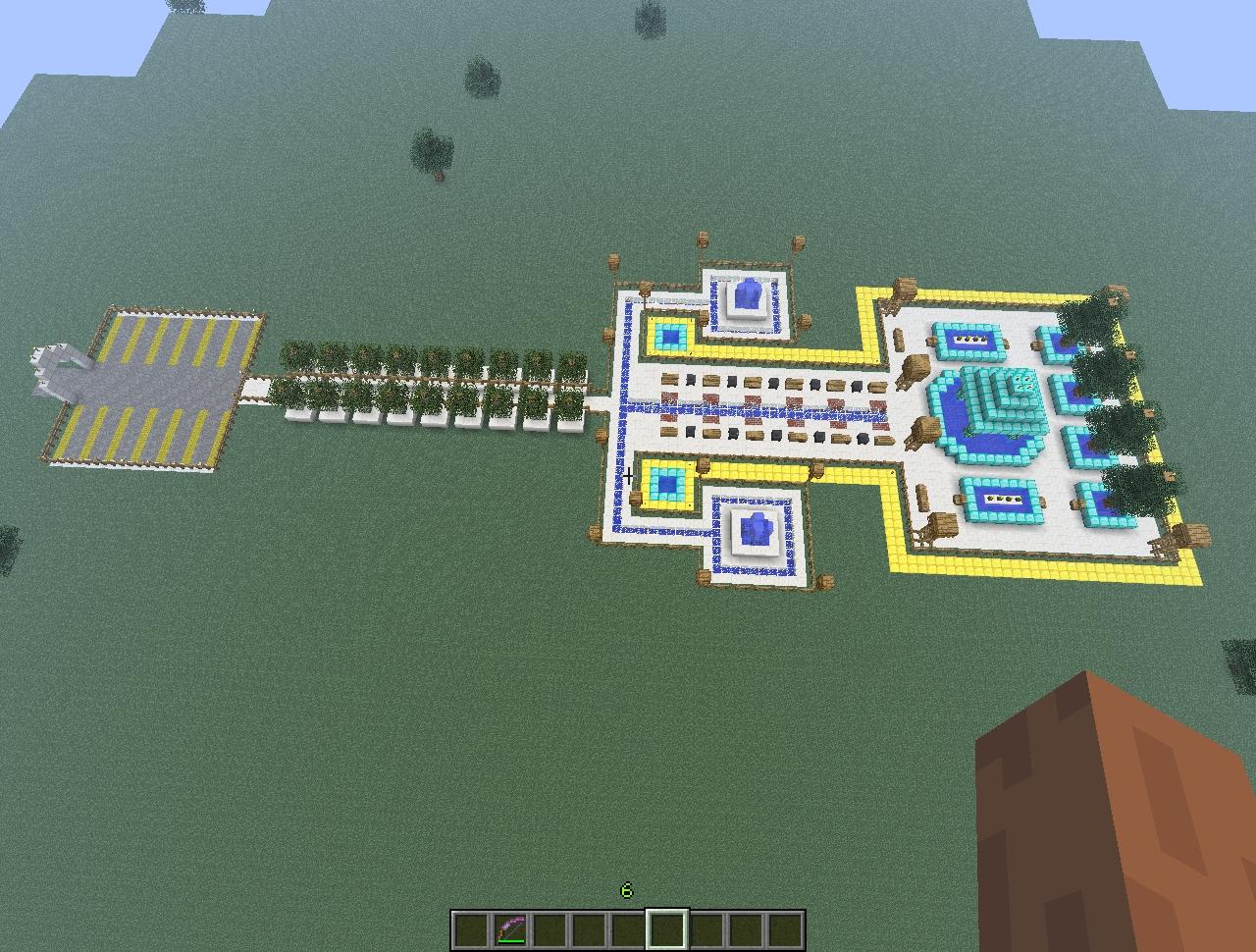 Small promenade park Minecraft Map