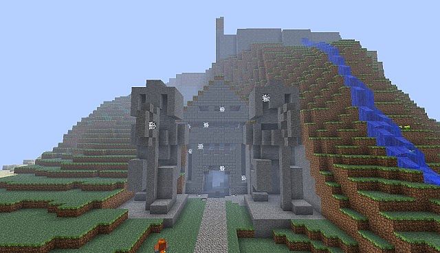 Erebor Dragon attack Minecraft Map