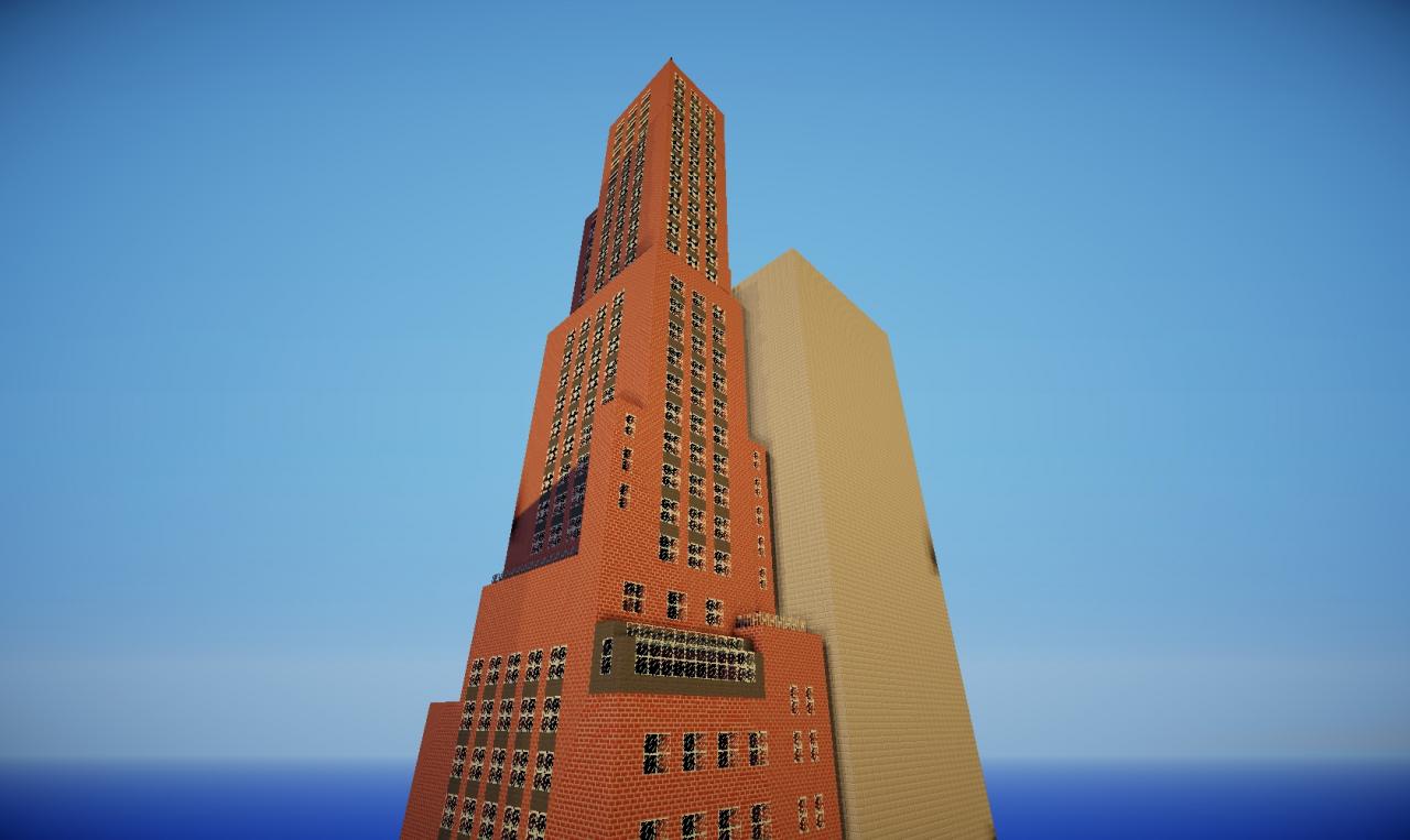 The DownTown Club - New York ArtDeco Skyscraper Minecraft Map