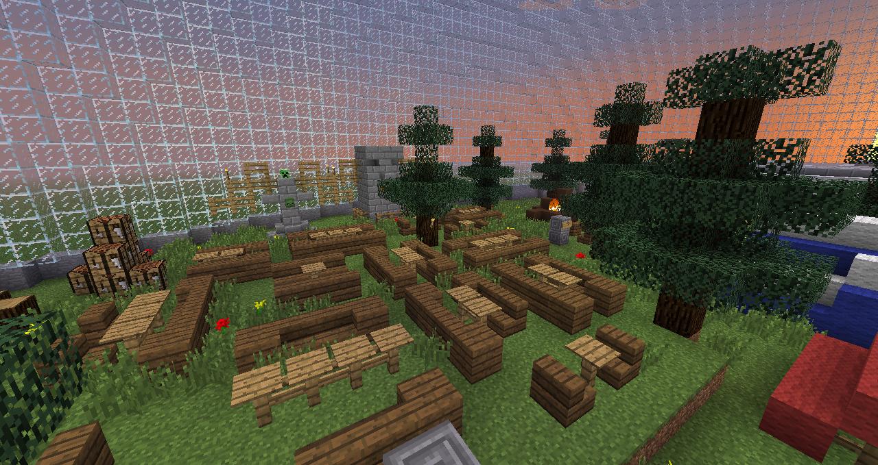 campsite dome for minigames Minecraft Map