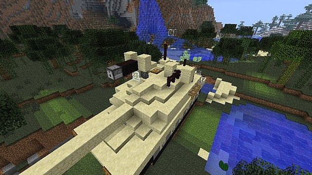 M1a2 Abrams battle tank Tusk Minecraft Map